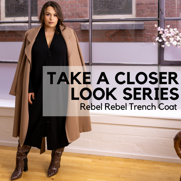 Take A Closer Look Series - Rebel Rebel Trench Coat – Harlow