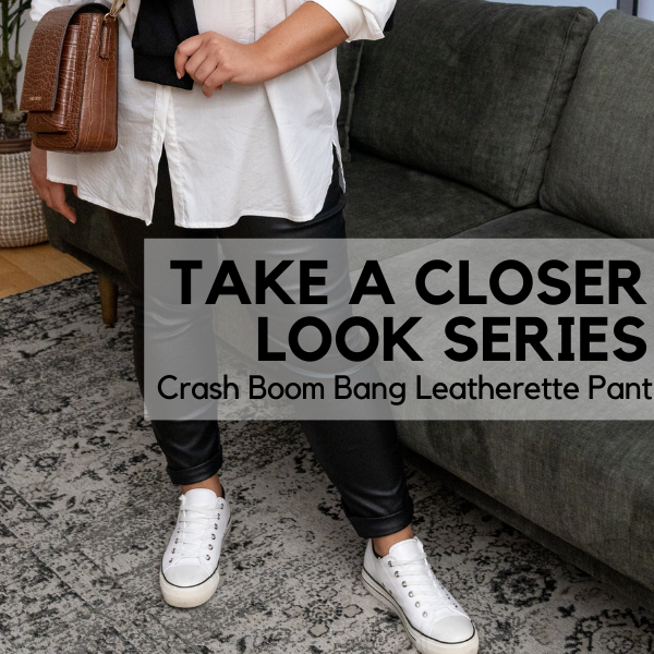 TAKE A CLOSER LOOK SERIES - Crash Boom Bang Leatherette Pants – Harlow